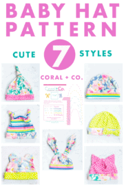 DIY Baby Hat Sewing Pattern and Tutorial - Knit Baby Hat
