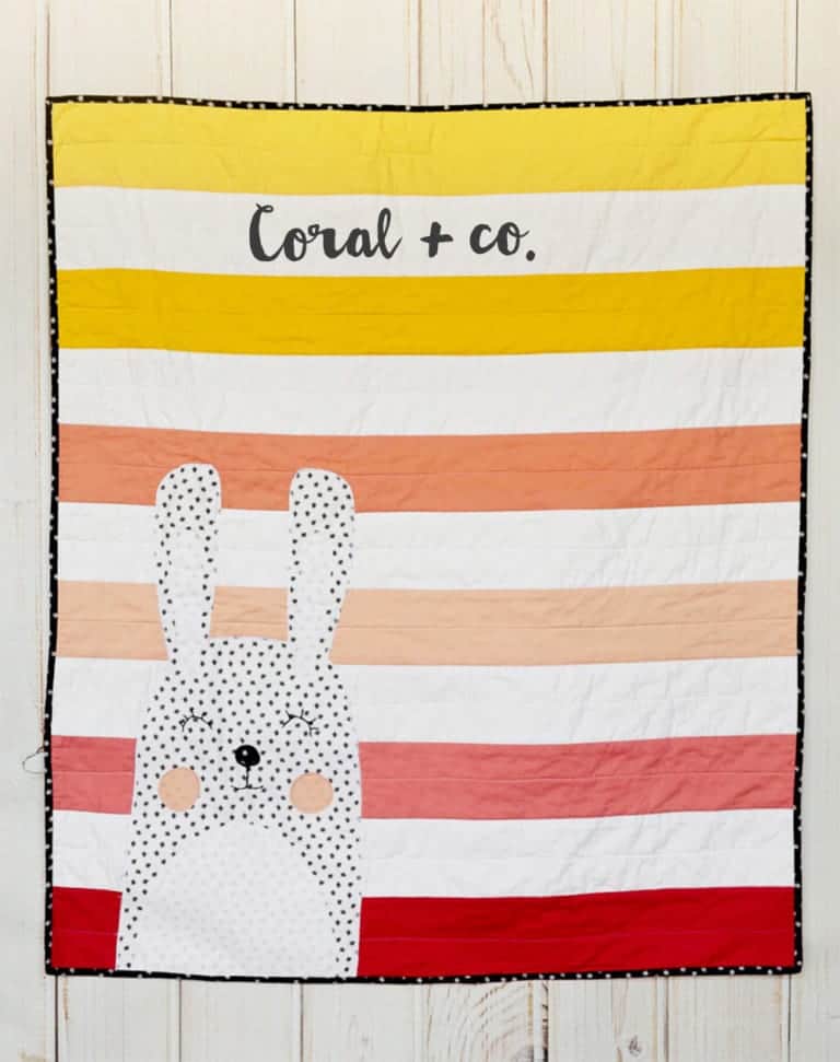 25+ Easter Bunny Quilt Patterns to Sew and More - Coral + Co.