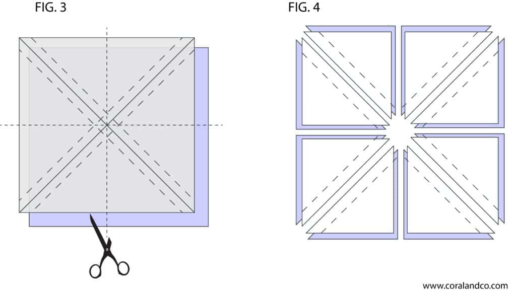 The Magic 8 Quilt Block - Make 8 Half Square Triangles at a Time!