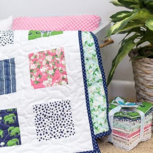 Easy Charm Square Quilt Pattern - Free Beginner Quilt Pattern