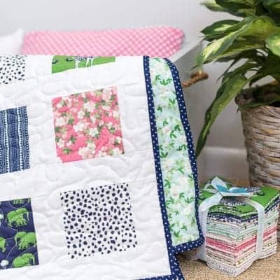 Easy Charm Square Quilt Pattern - Free Beginner Quilt Pattern