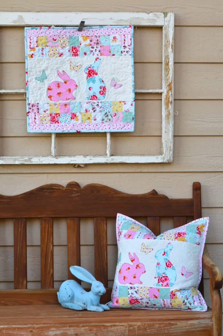 25+ Easter Bunny Quilt Patterns to Sew and More - Coral + Co.