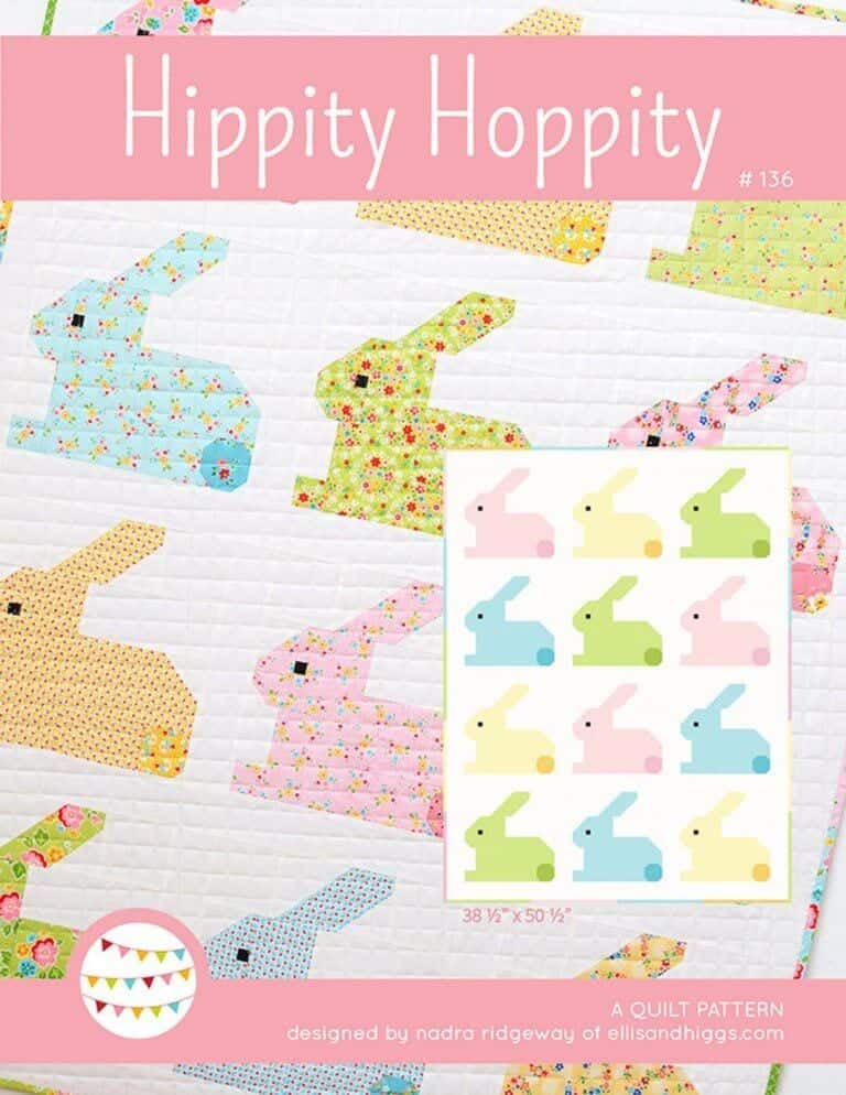 25+ Easter Bunny Quilt Patterns to Sew and More - Coral + Co.