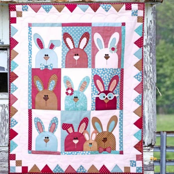25+ Easter Bunny Quilt Patterns to Sew and More - Coral + Co.
