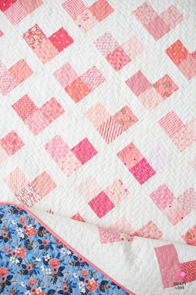 25+ Valentine Quilt Patterns with Hearts to Sew