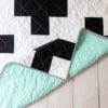 Free Swiss Cross Quilt Pattern - A Modern Black and White Quilt