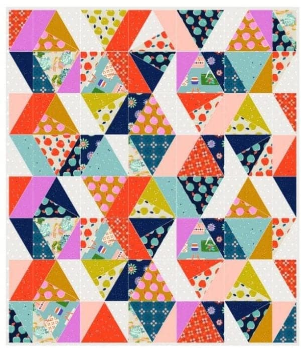 13+ Free Triangle Quilt Patterns for Beginners - Coral + Co.