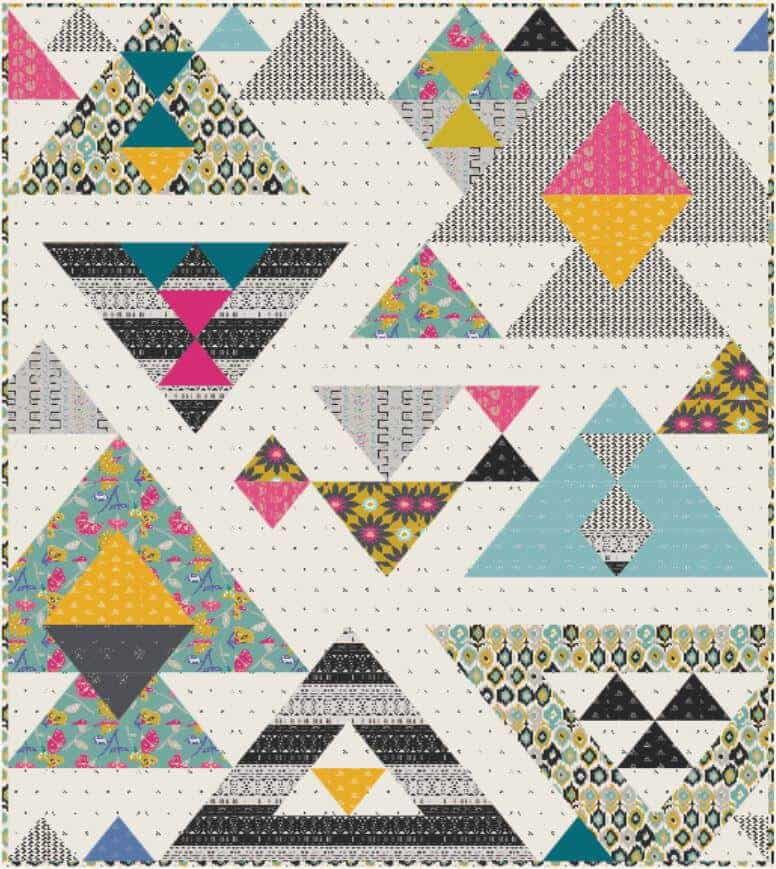 13+ Free Triangle Quilt Patterns for Beginners - Coral + Co.