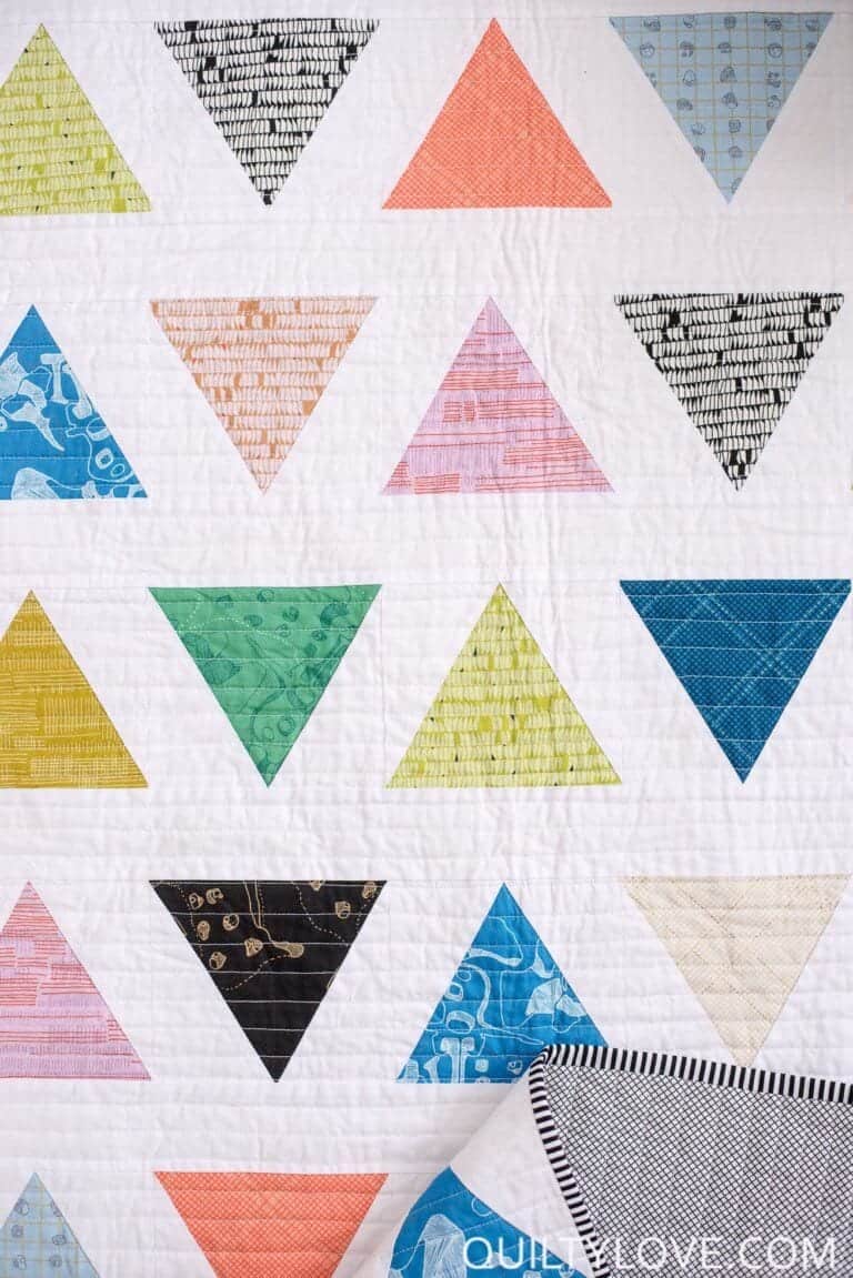 13+ Free Triangle Quilt Patterns for Beginners - Coral + Co.