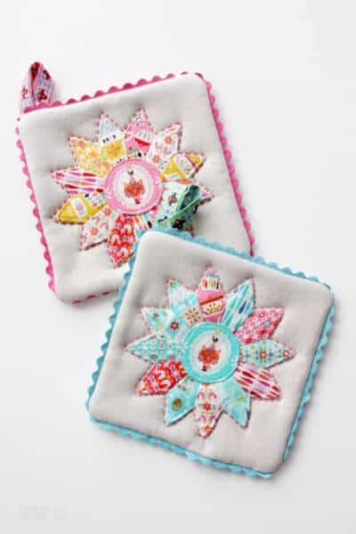 15+ FREE Pot Holder Patterns to Sew: Get Crafting - Coral + Co.