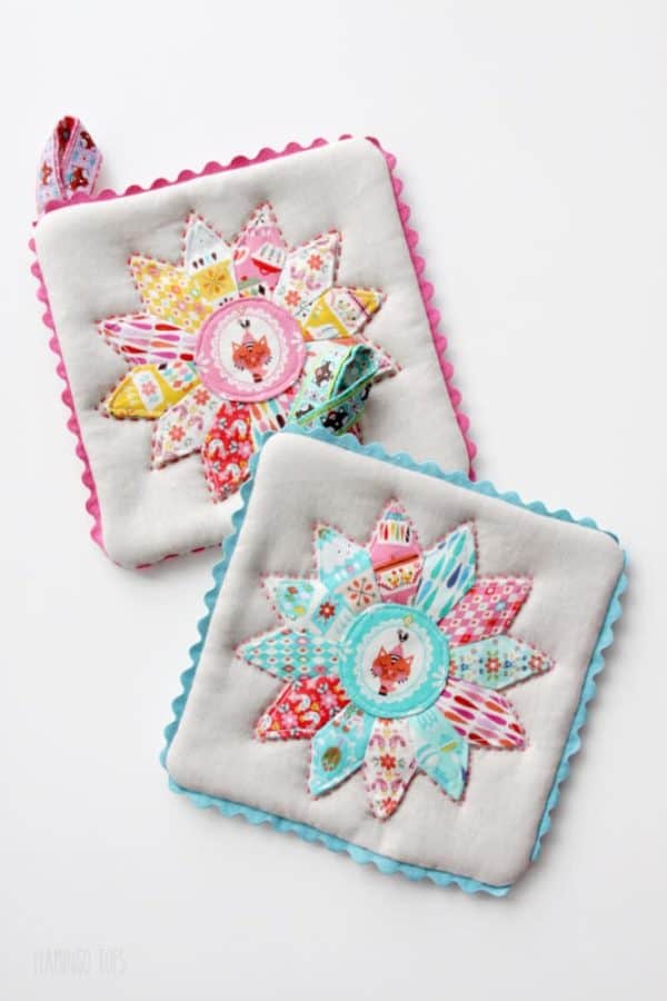 15+ FREE Pot Holder Patterns to Sew: Get Crafting - Coral + Co.