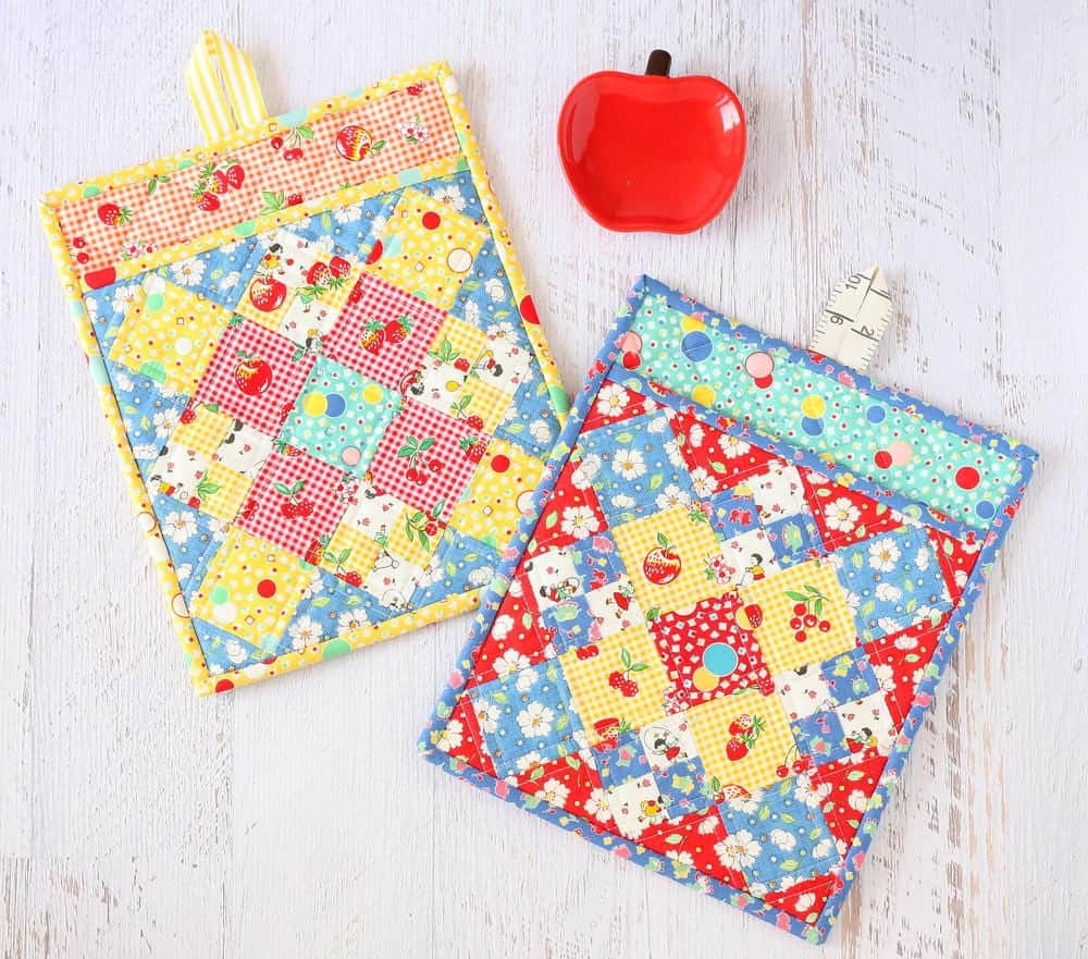 15+ FREE Pot Holder Patterns to Sew: Get Crafting - Coral + Co.