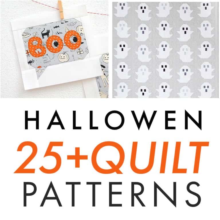 25+ SPOOKY HALLOWEEN QUILT PATTERNS TO SEW! - Coral + Co.
