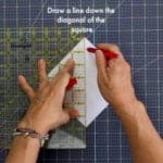 Making Half Square Triangles Tutorial - Simple Half Square Triangles