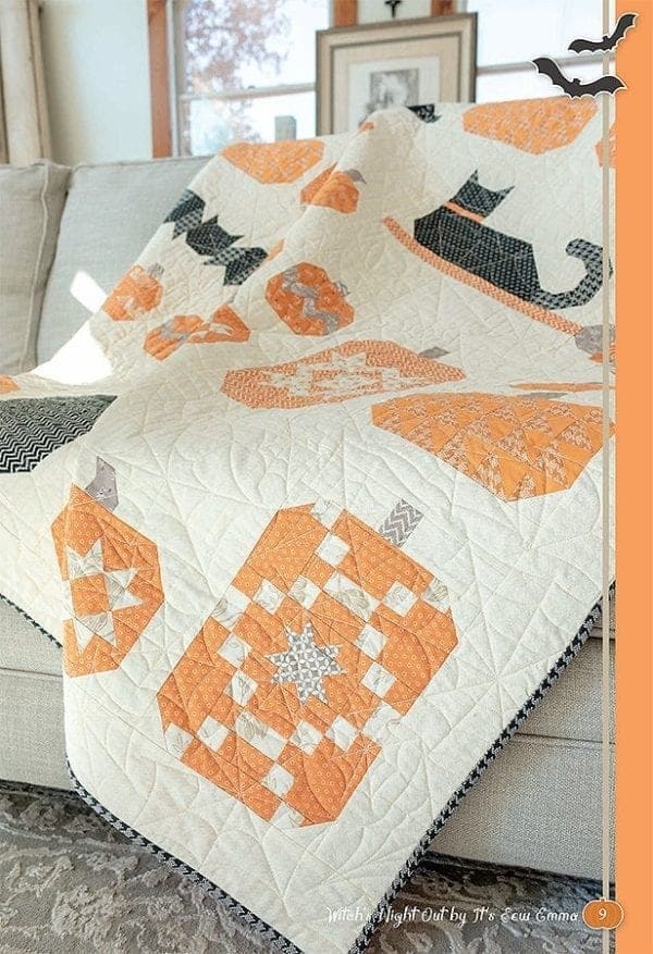 25+ SPOOKY HALLOWEEN QUILT PATTERNS TO SEW! - Coral + Co.
