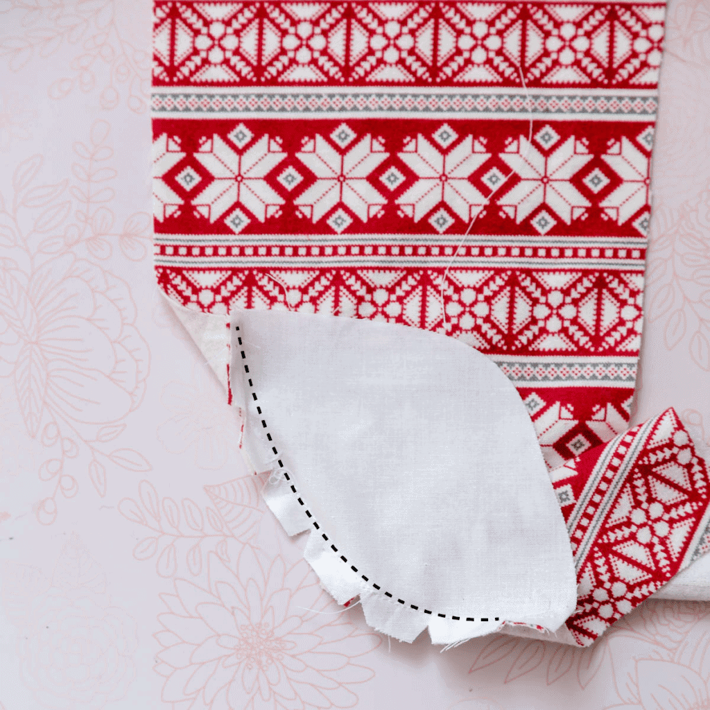 Free Christmas Stocking Sewing Pattern with Toe Patch - Coral + Co.