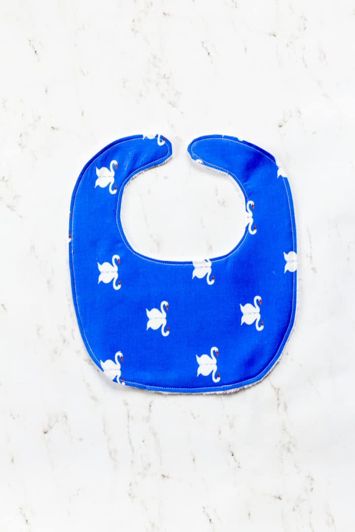 Side Snap Baby Bib Pattern with Terry Cloth - Coral + Co.