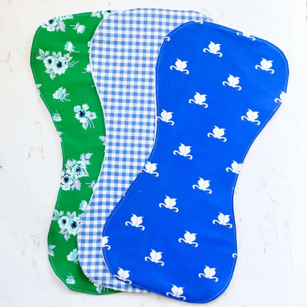 Baby Burp Cloth Pattern - FREE in 3 Styles - Coral + Co.