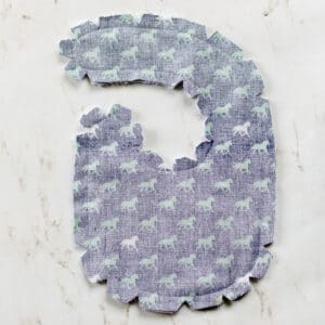 Side Snap Baby Bib Pattern with Terry Cloth - Coral + Co.