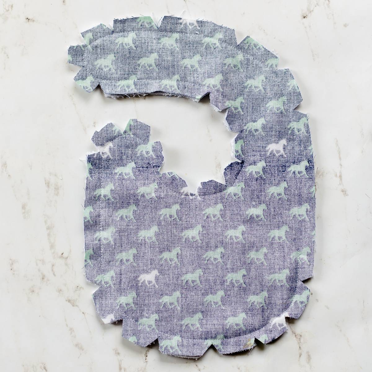 Side Snap Baby Bib Pattern with Terry Cloth - Coral + Co.