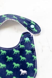 Side Snap Baby Bib Pattern with Terry Cloth - Coral + Co.