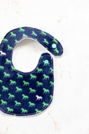 Side Snap Baby Bib Pattern with Terry Cloth - Coral + Co.