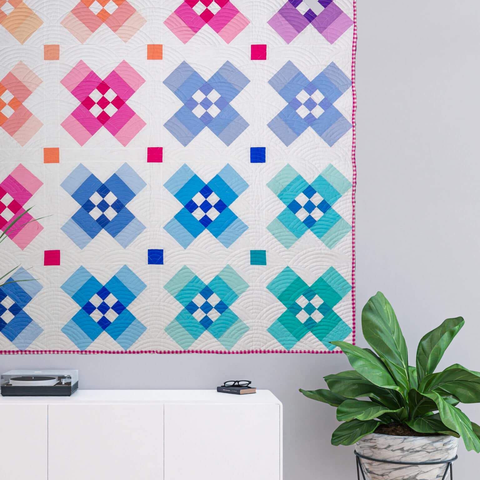 HOW TO MAKE HALF SQUARE TRIANGLES FROM STRIPS - USE A JELLY ROLL ...