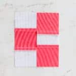 How to Sew a 9 Patch Quilt Block - Nine Patch Block Strip Piece or ...