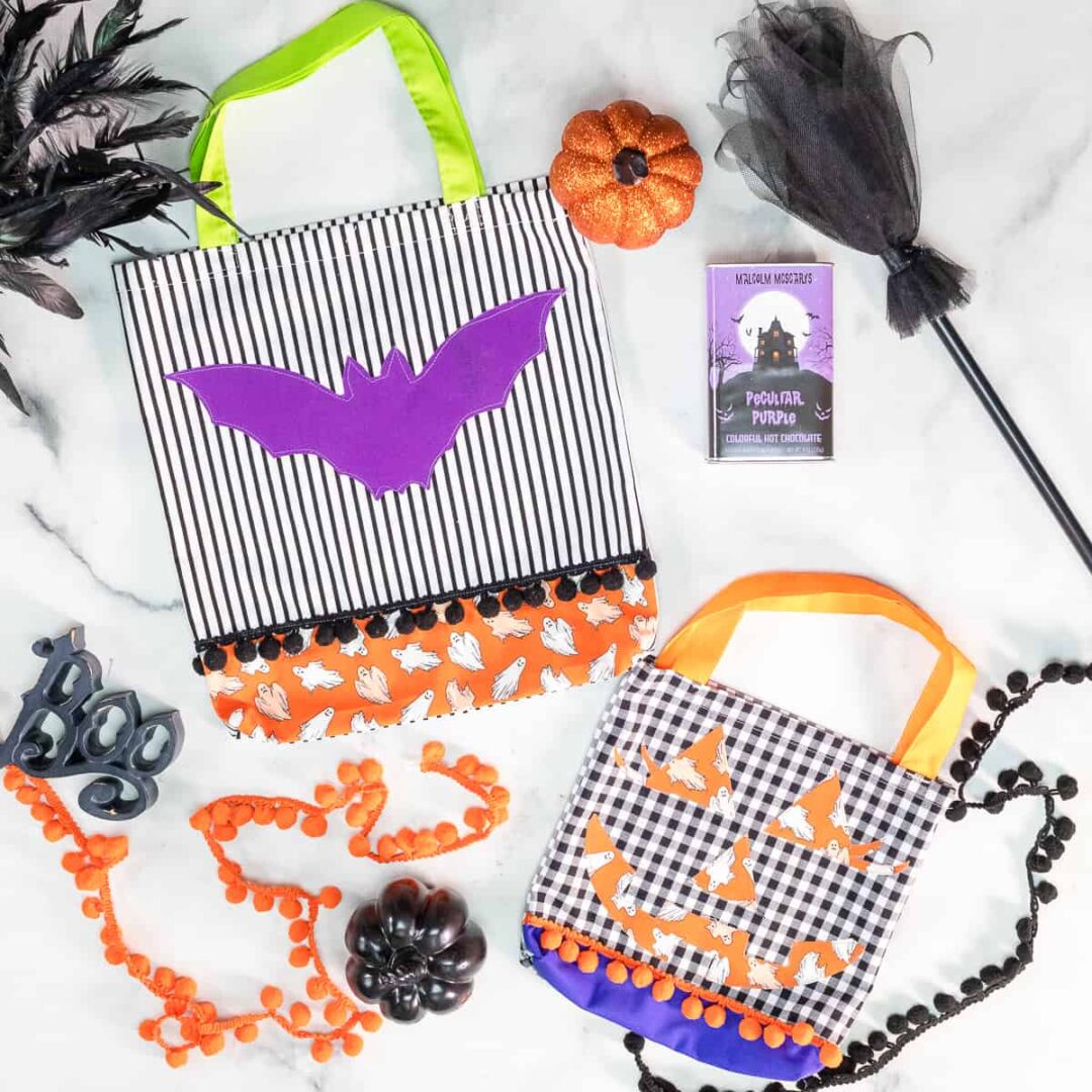 FREE Trick Treat Bag Sewing Pattern in 2 Sizes! - Coral + Co.
