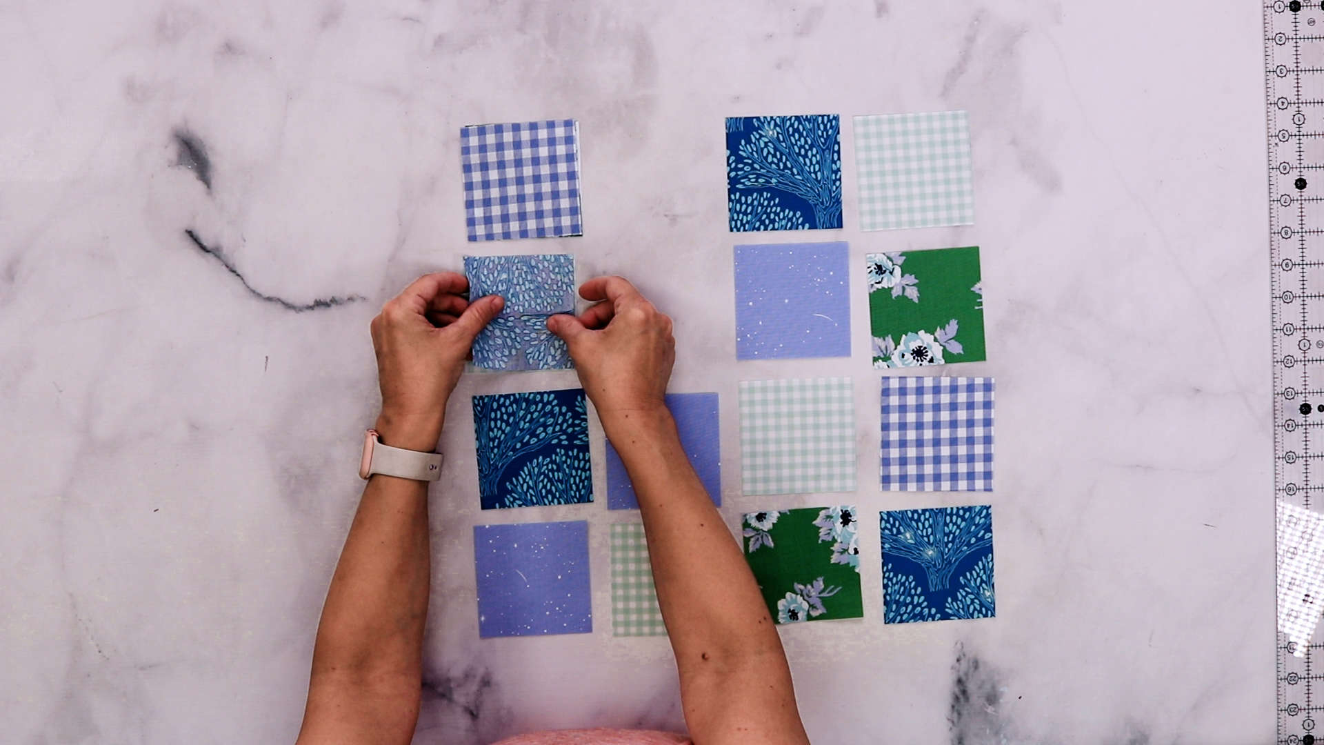 Sew a Scrappy Patchwork Baby Bib with the FREE Pattern - Coral + Co.